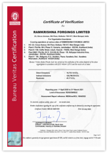 Certifications – Ramkrishna Forgings Limited